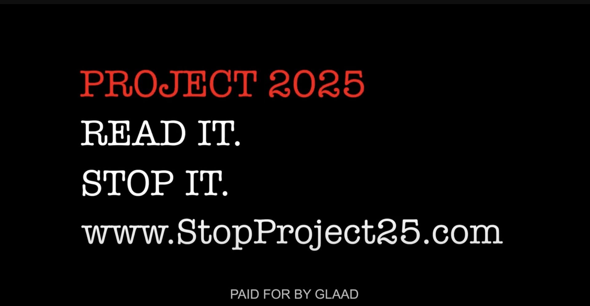 GLAAD RELEASES NEW INSTALLMENT IN TRILOGY OF NATIONAL ADS EXPOSING THE ...